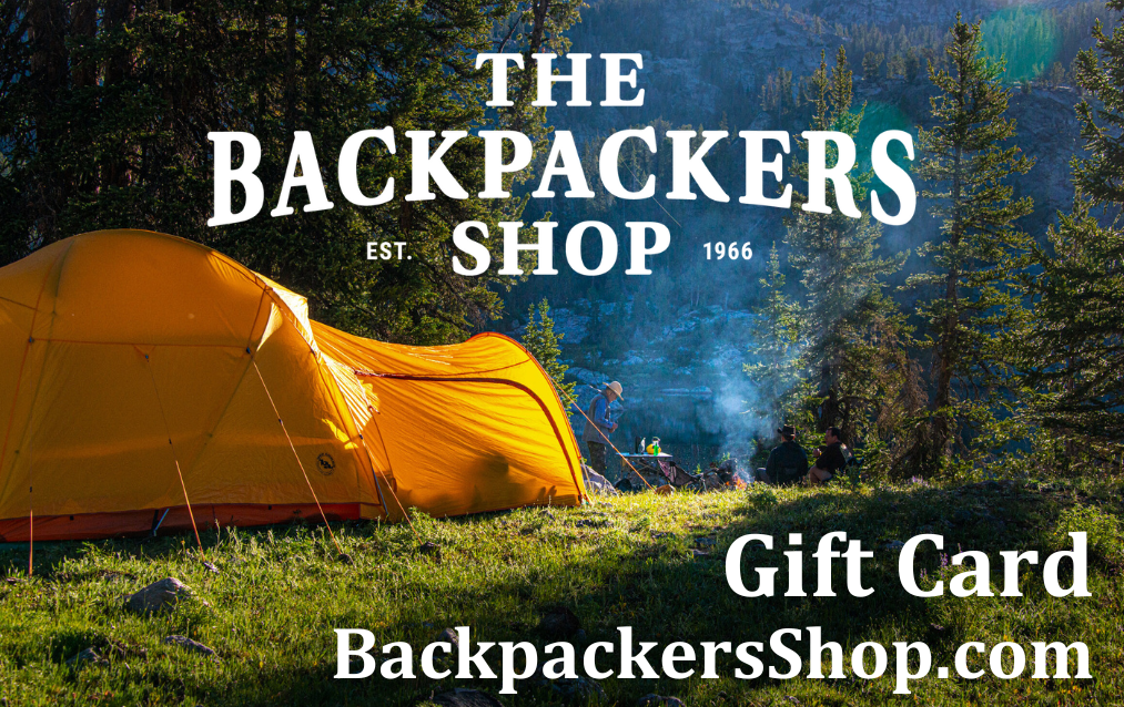 The Backpackers Shop THE BACKPACKERS SHOP GIFT CARD – The Backpackers Shop